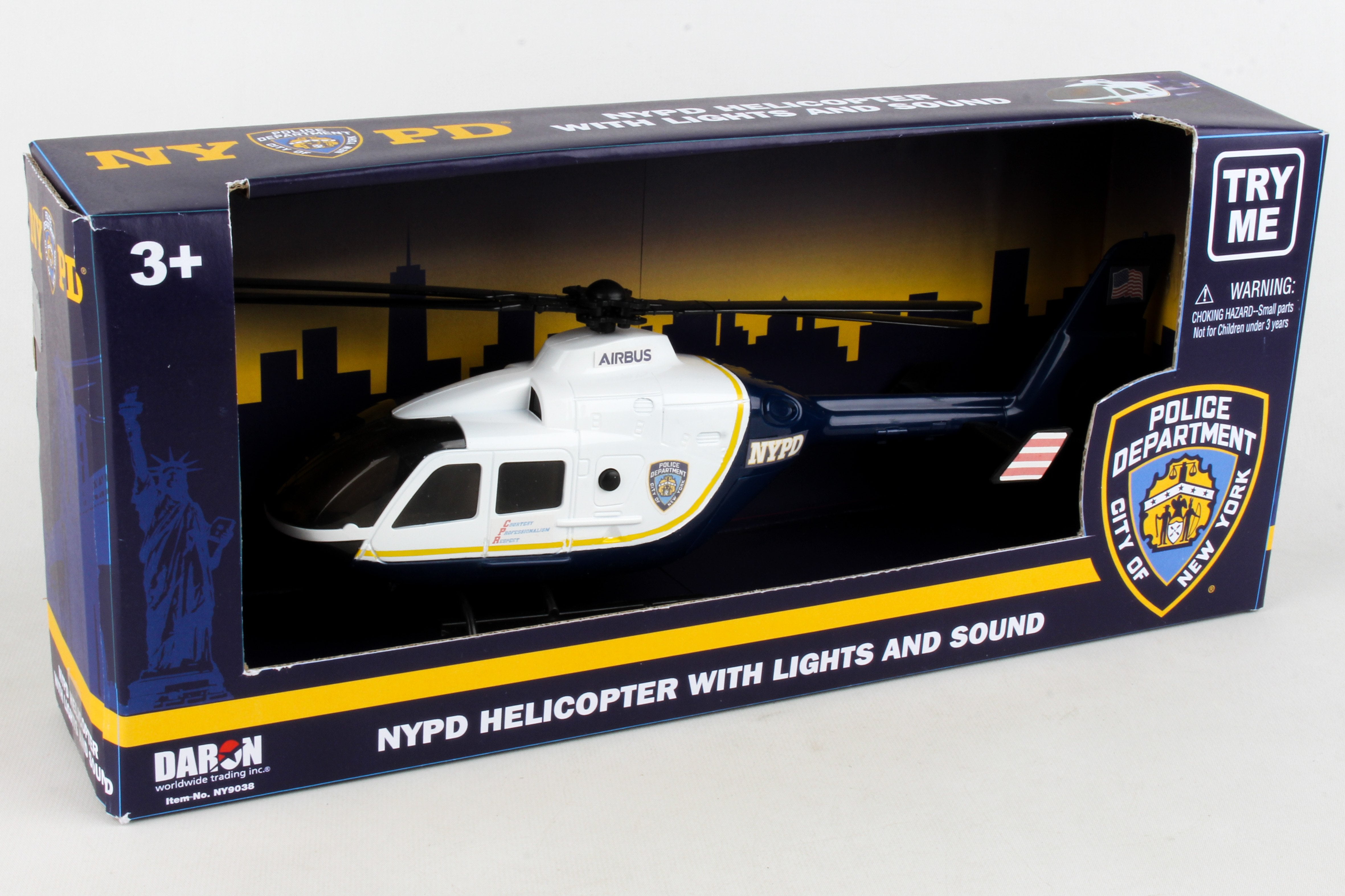 Daron NY9038 Nypd Police Helicopter with Lights & Sound Toy - Walmart.com