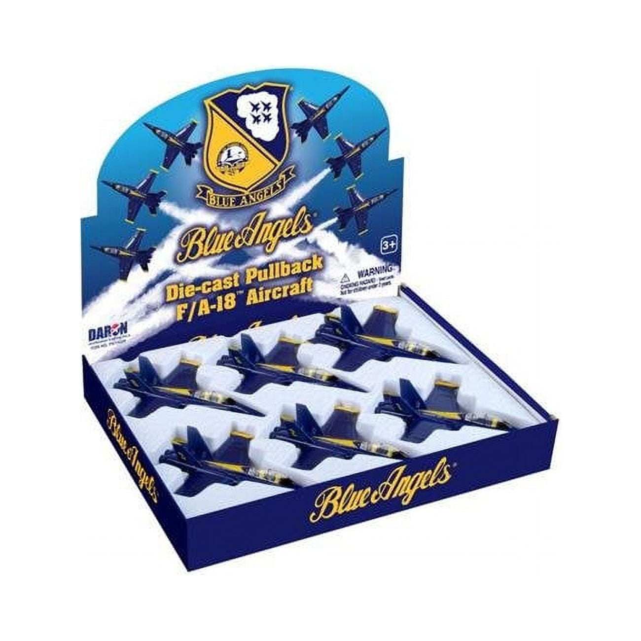 Daron PMT5529 F-A-18 Blue Angels Pullback CountER Display - 6 Piece ...