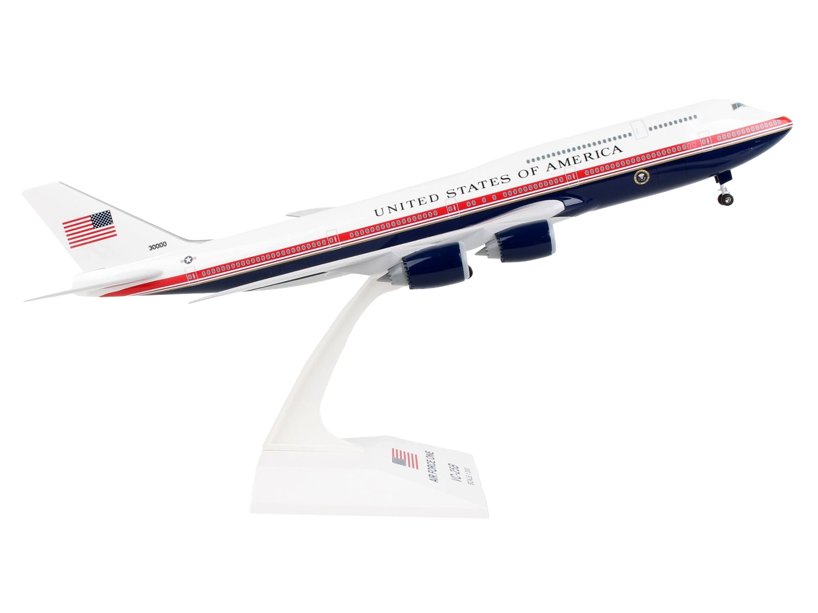 Daron® SKYMARKS Air Force One 747-8I w/Gear (VC-25B), 1/200 Scale ...