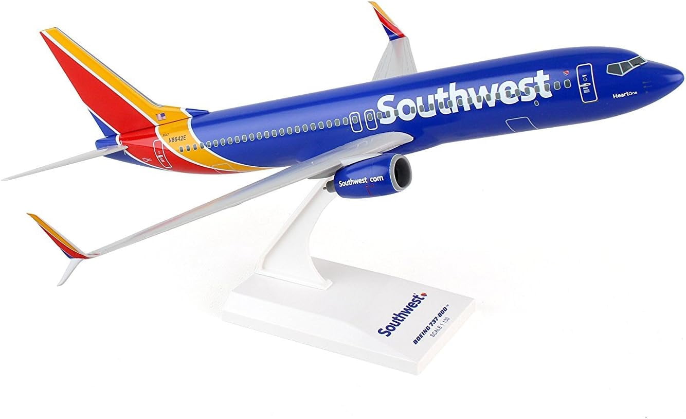 Daron Skymarks Southwest 737-800 1/130 New Livery Heart Model Kit Blue ...
