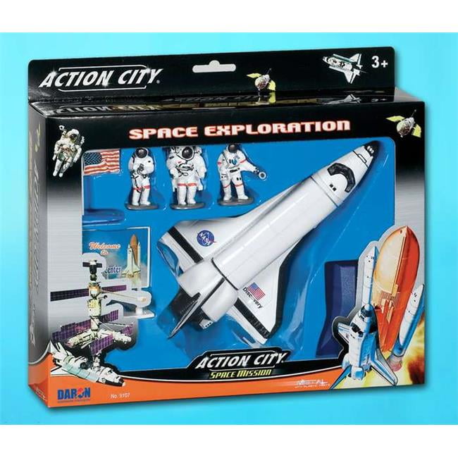 Daron Space Shuttle 7 Piece Playset with Kennedy - Walmart.com