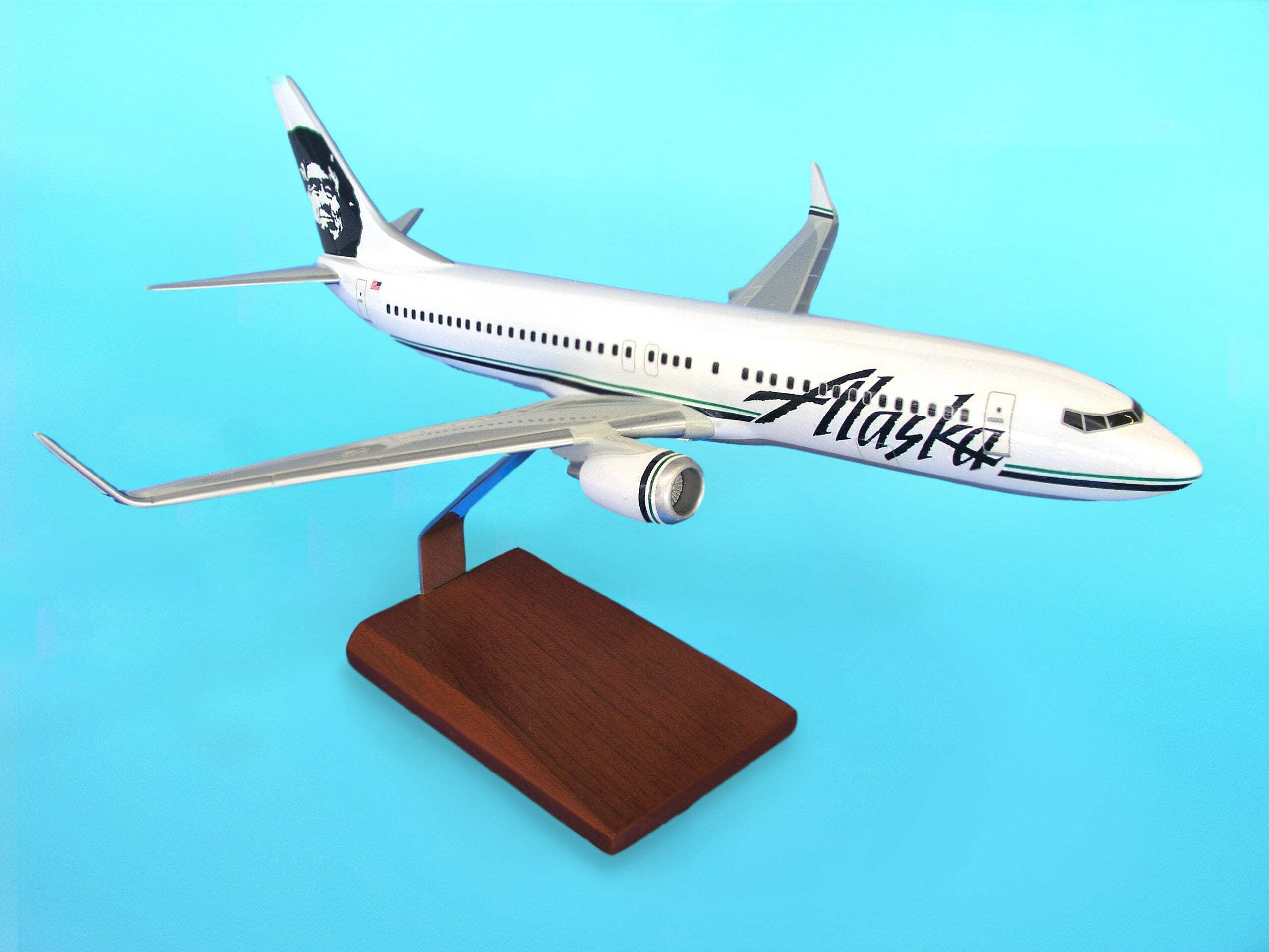 Daron Worldwide Trading G14110 Alaska B737-800 W/WINGLETS 1/100 ...