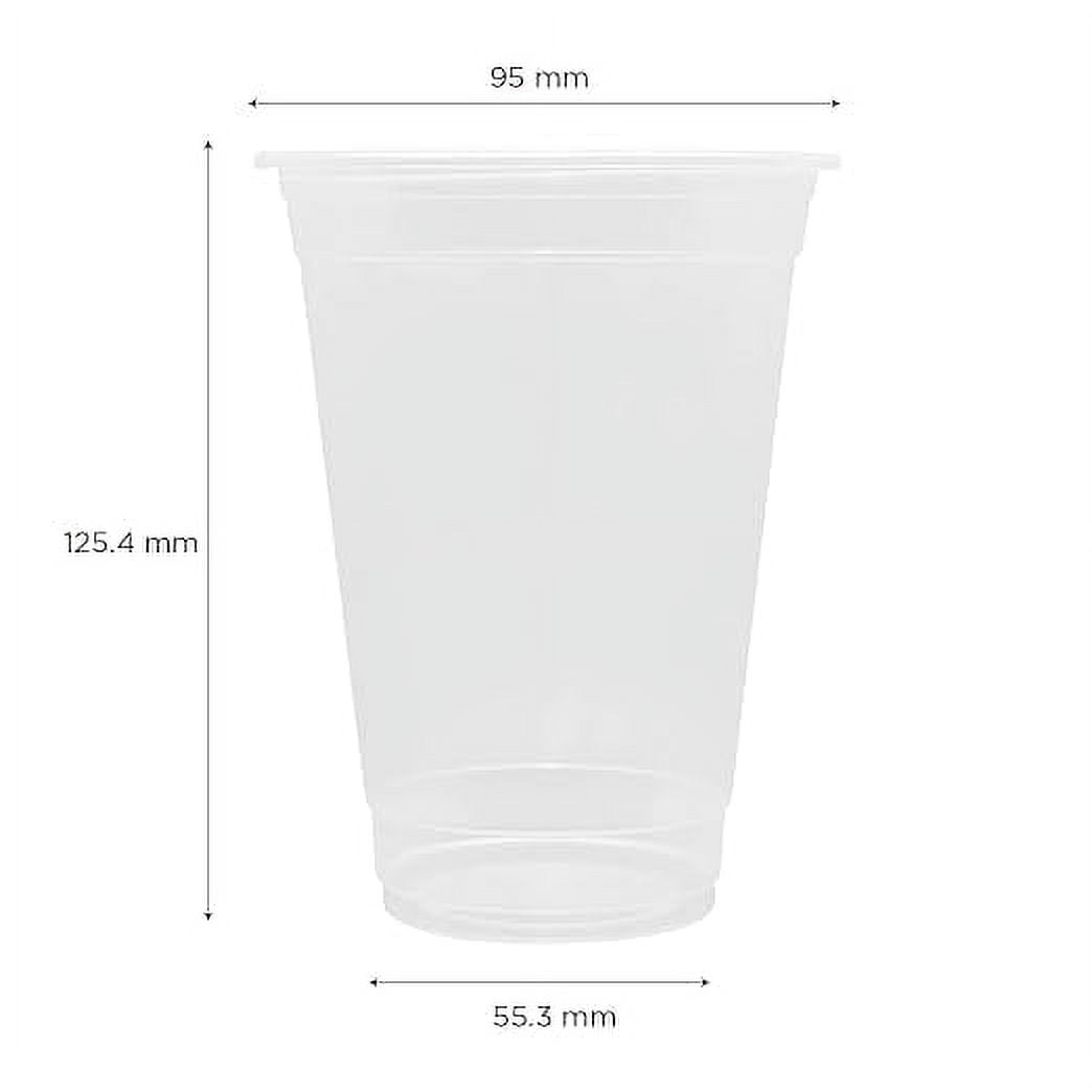 Darong Sealer Cup 16 oz 500 cc 95mm Diameter Translucent PP Modern Cups (Case of 2000) with ...