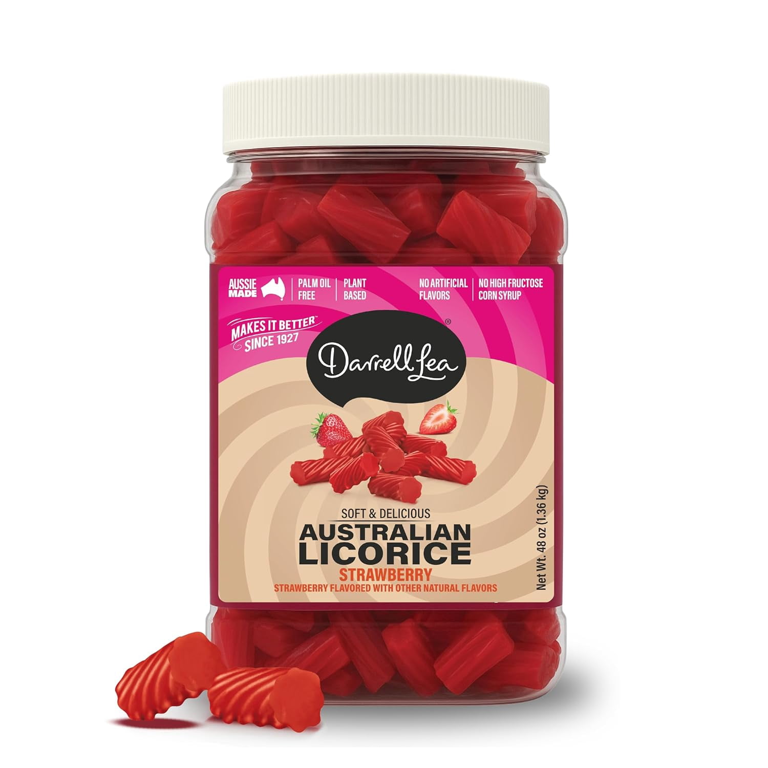 Darrell Lea Bulk All Natural Australian Licorice, Non-GMO, No Palm Oil ...