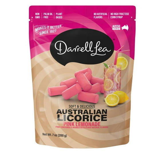 Darrell Lea Australian Pink Lemonade Licorice 7 oz - Walmart.com