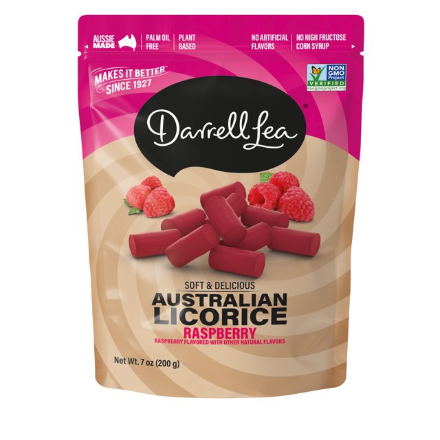 Darrell Lea Soft Australian Licorice, Non-GMO, No Palm Oil, Plant Based ...