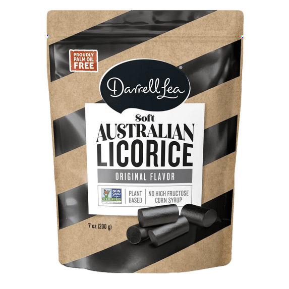 Darrell Lea Soft Australian Plant Based Licorice, Original Flavor, 200g ...