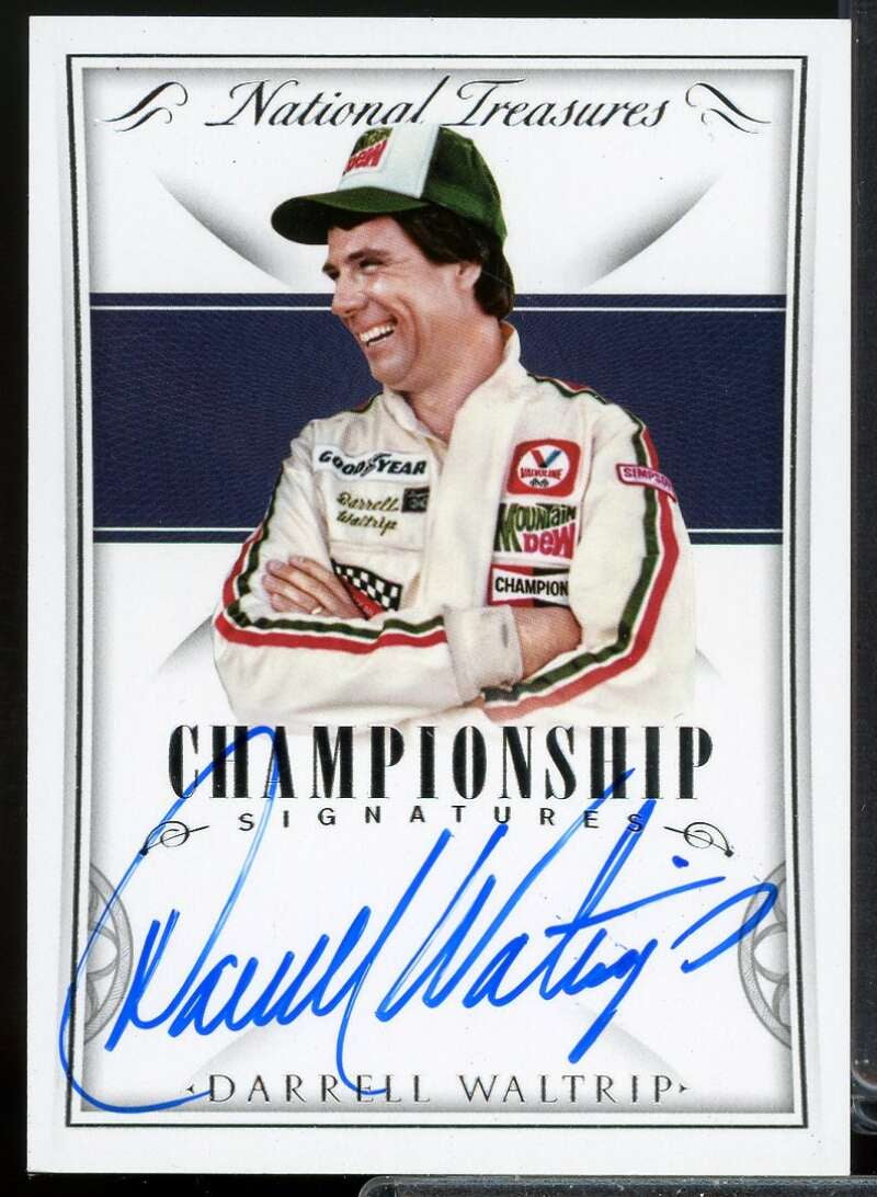 Darrell Waltrip Card 2016 National Treasures Championship Signatures ...