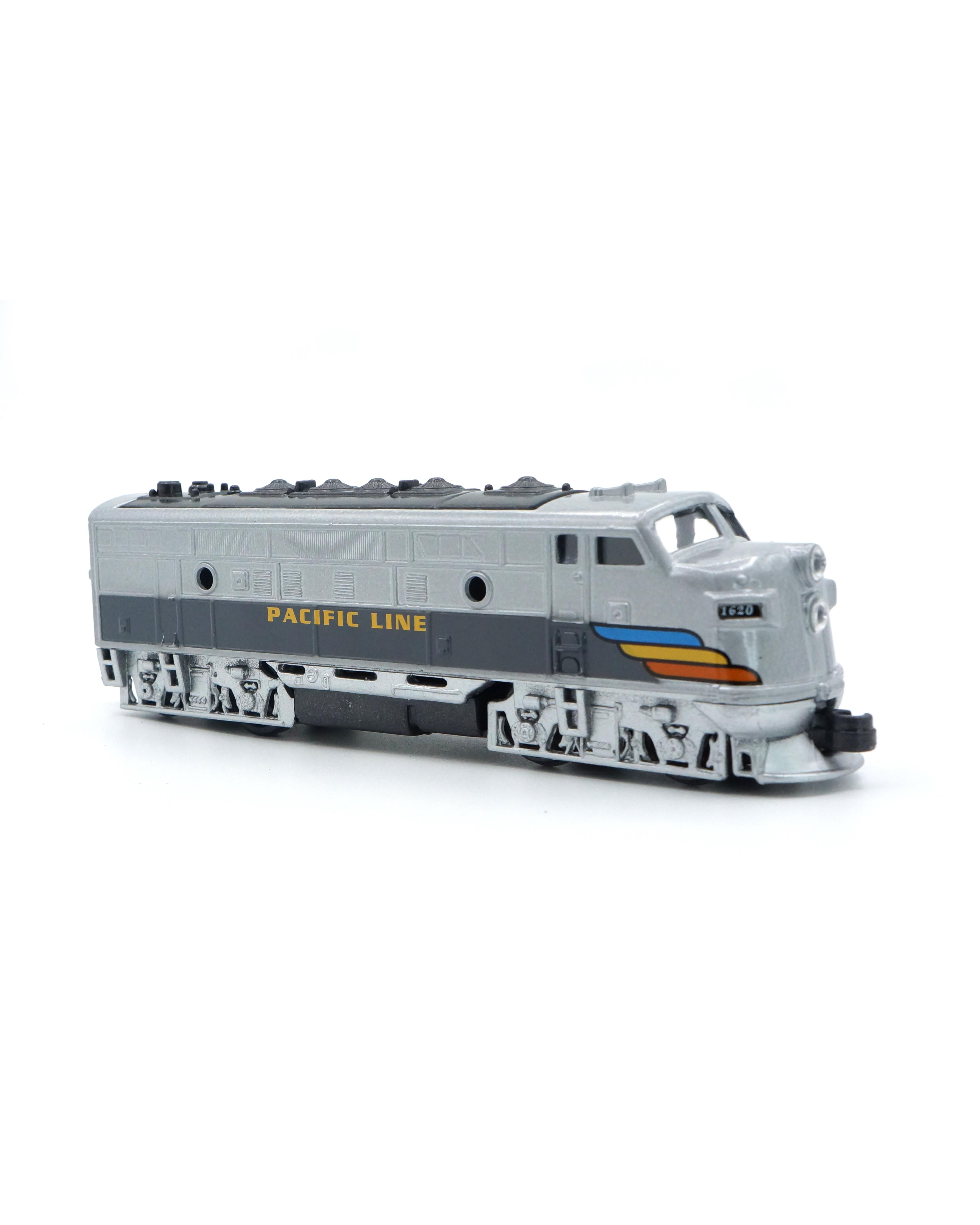 Fun Stuff Classic Loco Engine Pull Back Toy Train, Black Die Cast, One ...