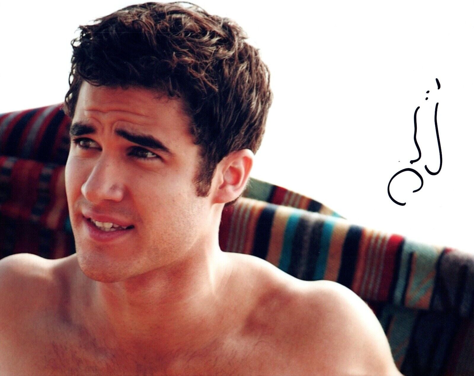 Darren Criss Signed Autograph 8x10 Photo GLEE Hot Sexy Actor Shirtless ...