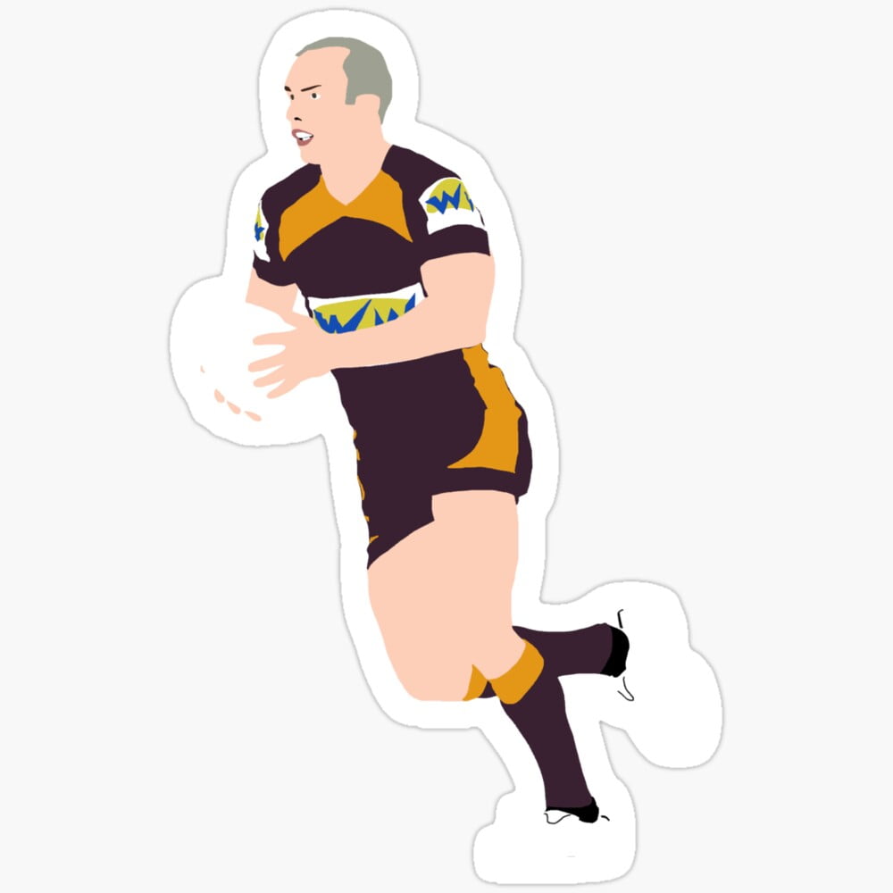 Darren Lockyer - Broncos Sticker Phone Decal Water Bottle Stickers Car ...
