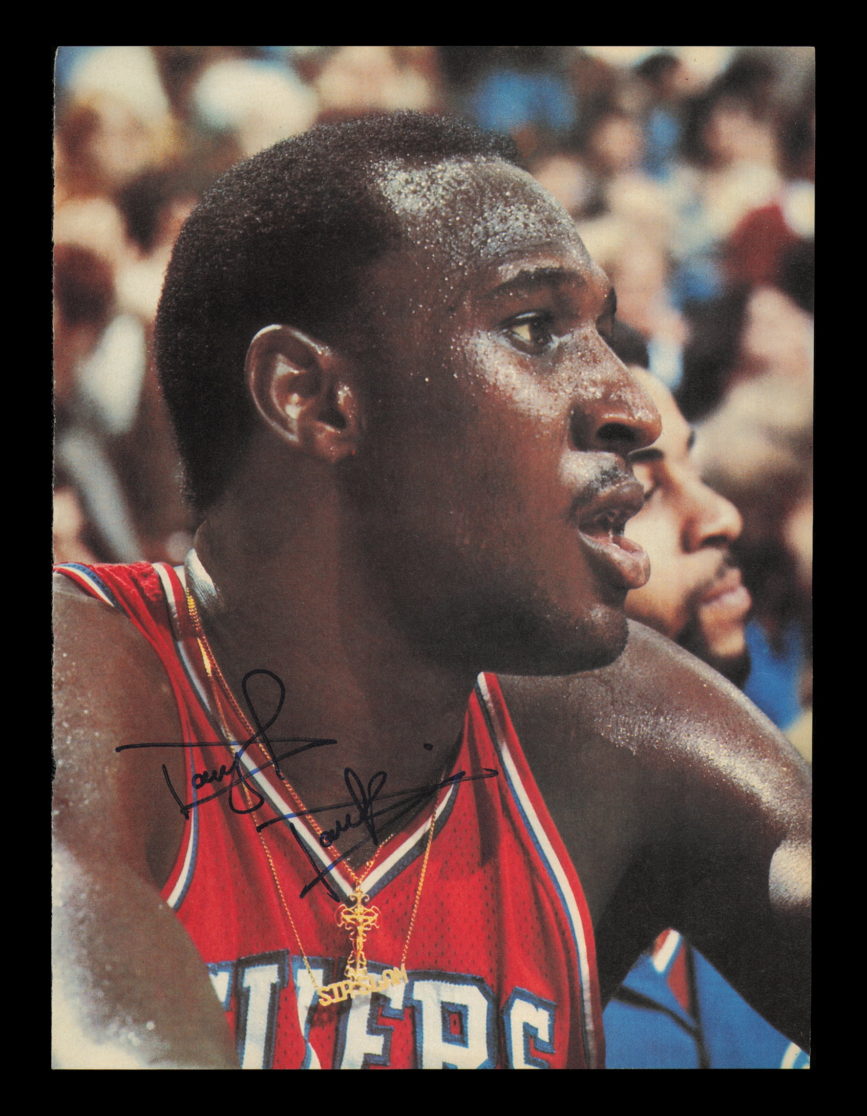 Darryl Dawkins Autographed 8x11 Magazine Photo Philadelphia 76ers SKU ...