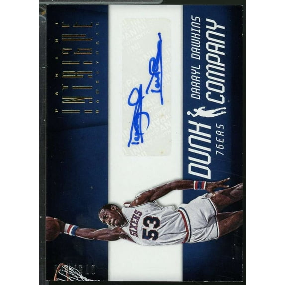 Darryl Dawkins Card 2012-13 Panini Intrigue Dunk Company Autographs ...