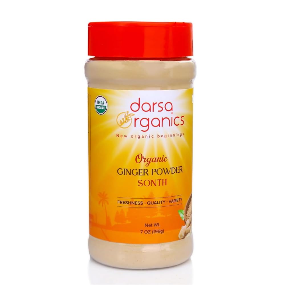 Darsa Organics Ginger Powder - 7 oz, Ground Ginger Root Powder from ...