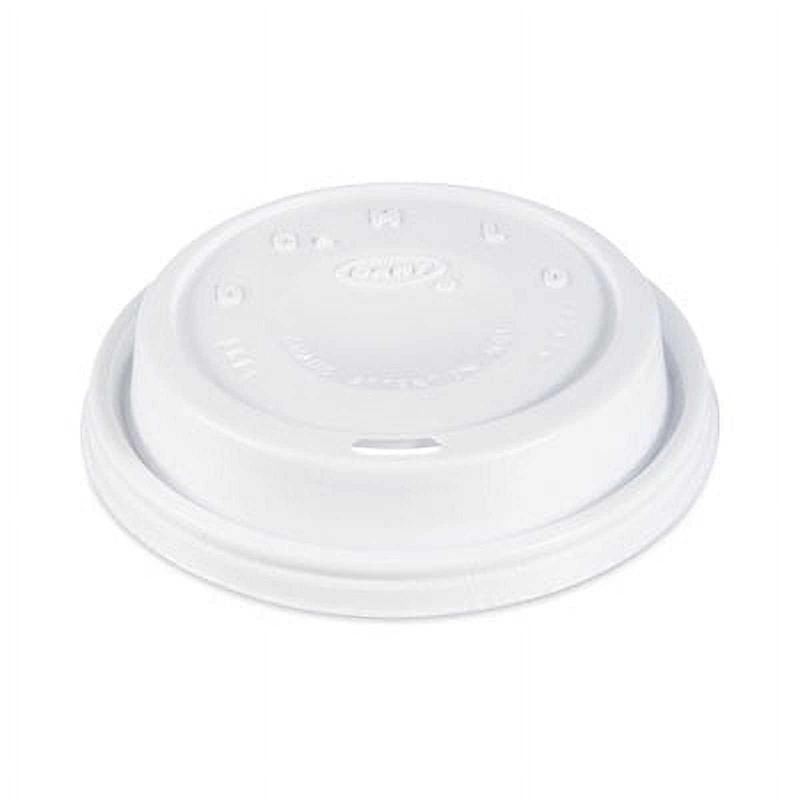 Dart 16EL Hot Cappuccino Dome Sipper Lids, Fits 12-24 Oz Cups, White ...
