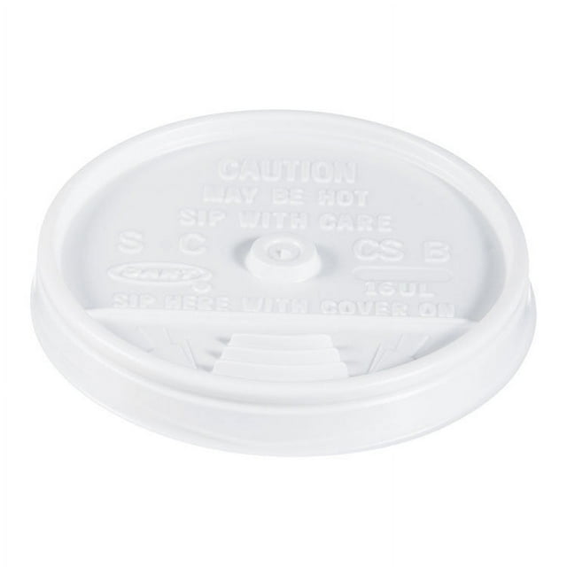 Dart 16UL Plastic Lids, Fits 12 Oz To 24 Oz Hot/cold Foam Cups, Sip ...