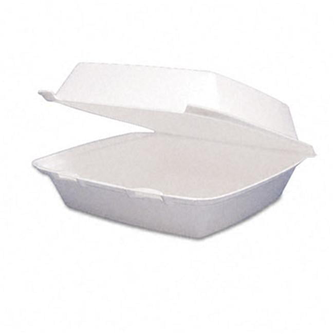 Dart Disposable 8x8x3-Inch Styrofoam Food Container, Take to Go Carry ...