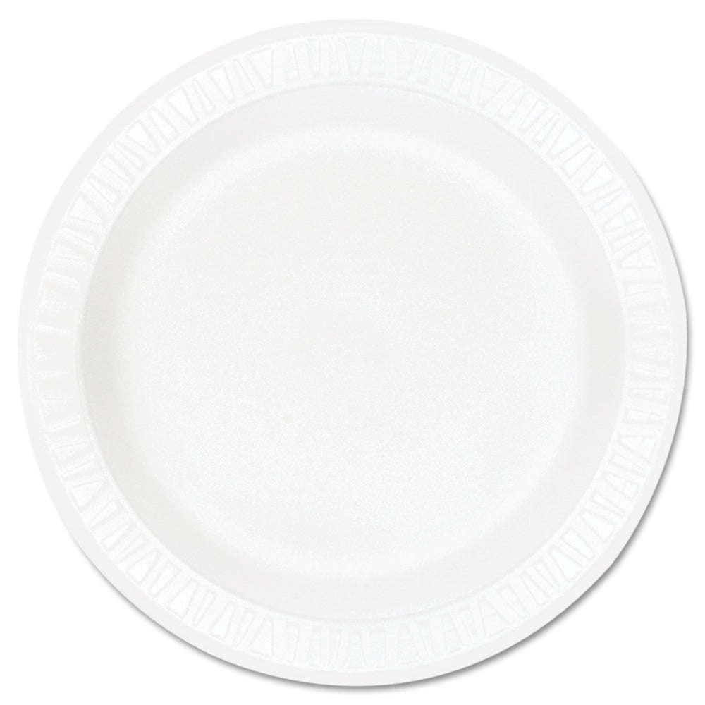 Dart Round Styrofoam Lunch Plates, 9 in, 500 ct (4 Packs of 125 ...