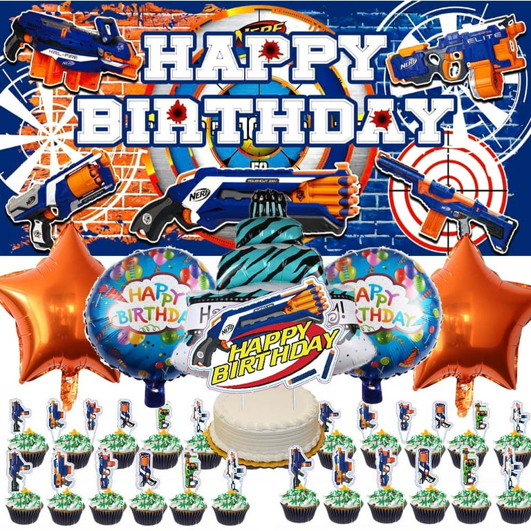 Nerf Theme Party Supplies Nerf Birthday Party Supplies ($50 For