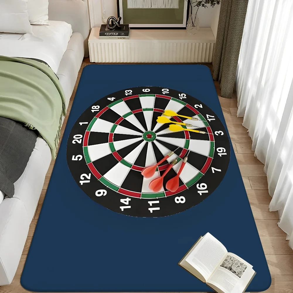 Dart Board Arrow Carpet Fashion Game Room Floor Mat Soft Bedroom Floor ...