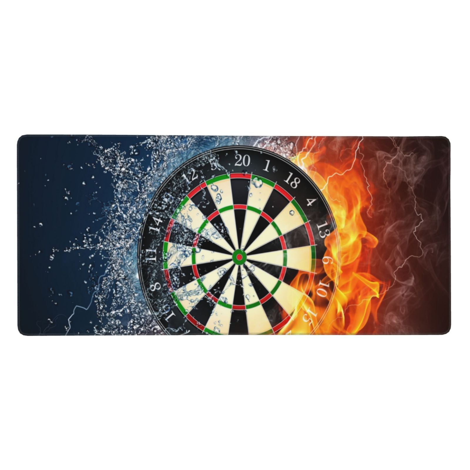 Dart Board Target Ice Fire Mousepad Large Mouse Pad Desk Pad Computer ...