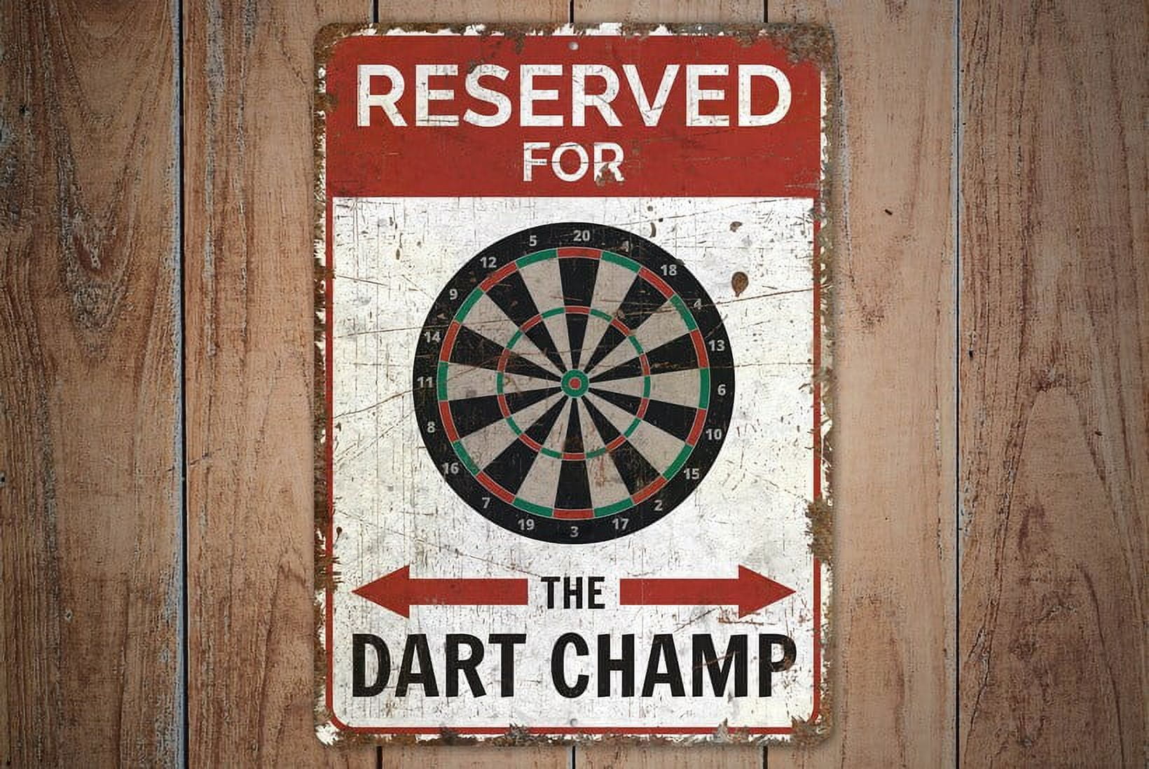 Dart Champ Sign Dart Champ Parking Dart Champ Only Vintage Style Sign ...