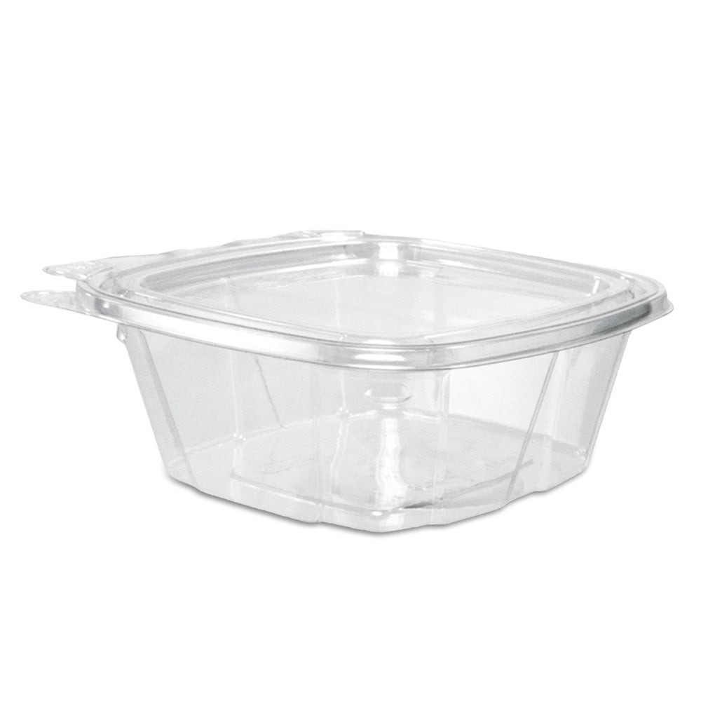 Dart ClearPac Container, Tamper Resistant Flat Lid, 12 oz, 4.9 x 2 x 5. ...