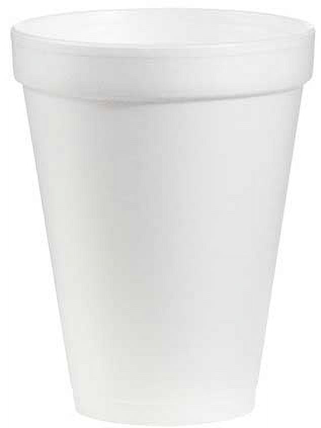 Dart Container J Cup Expanded Polystyrene Foam White Space Saver Cup ...