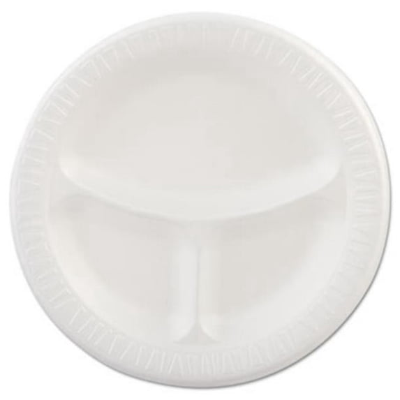 Dart DCC9CPWQR Plate,Fom,3Cmp,9'',4/125Wh - Walmart.com