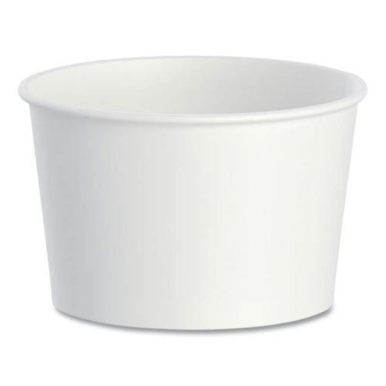 Dart DCCVS60802050 8 oz Double Poly Paper Food Containers, White - 1000 ...