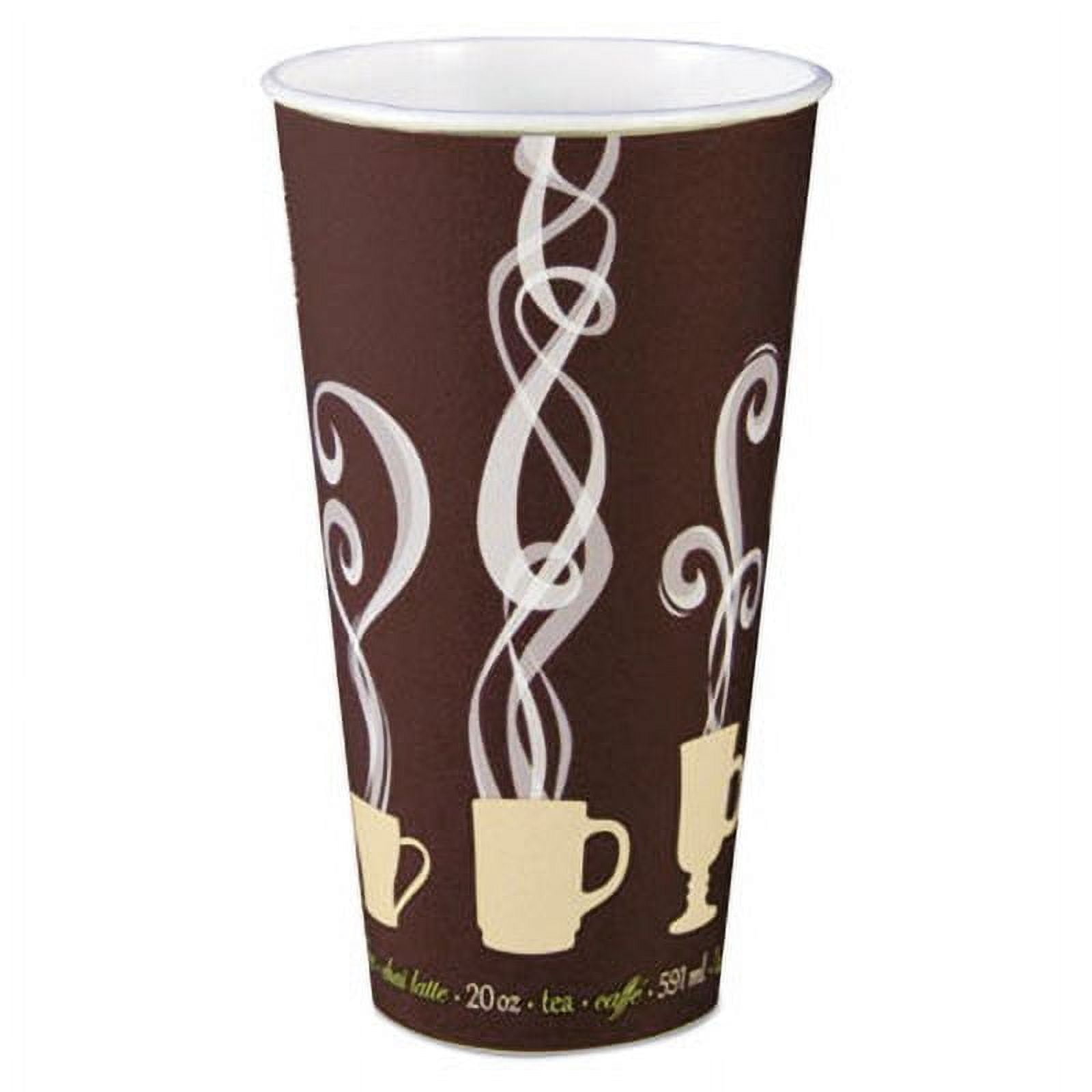 Dart DWTG20ST Thermoguard Insulated Paper Hot Cups, 20 Oz, Steam Print ...