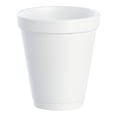 Dart Hot Liquid Foam Disposable Insulated Drinking Cup, White Styrofoam ...
