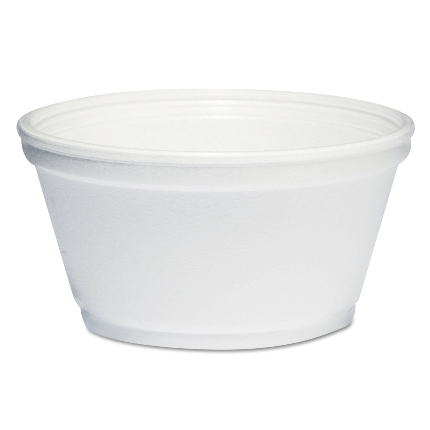 Dart Foam Container, Extra Squat, 8 oz, White, 1,000/Carton - Walmart.com