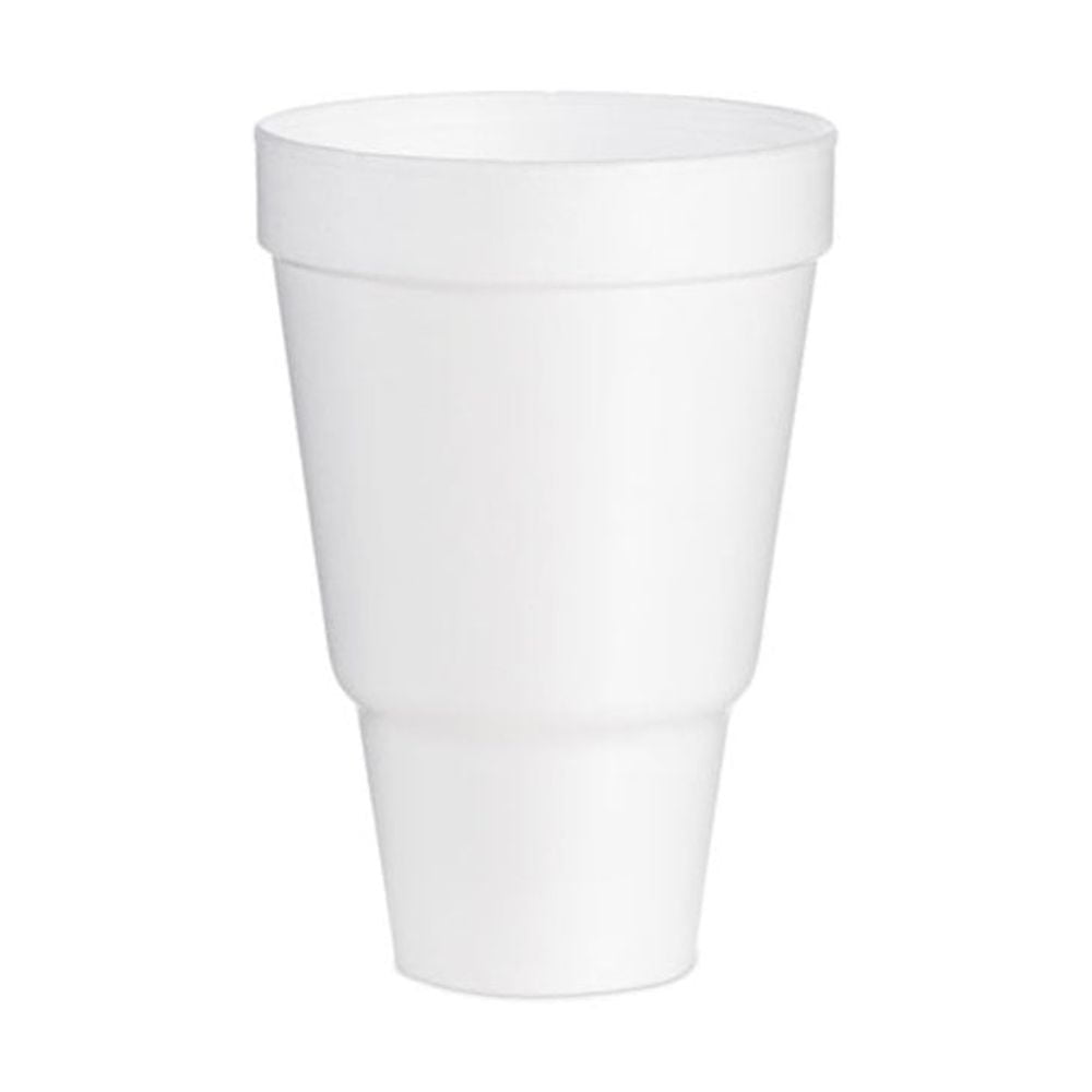 Dart 32AJ32 Foam Drink Cups, 32 Oz, Tapered Bottom, White, 25/bag, 20 ...