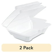 Free Shipping! Dart Foam Hinged Lid Container, Performer Perforated Lid, 3-Compartment, 9 x 9.4 ...