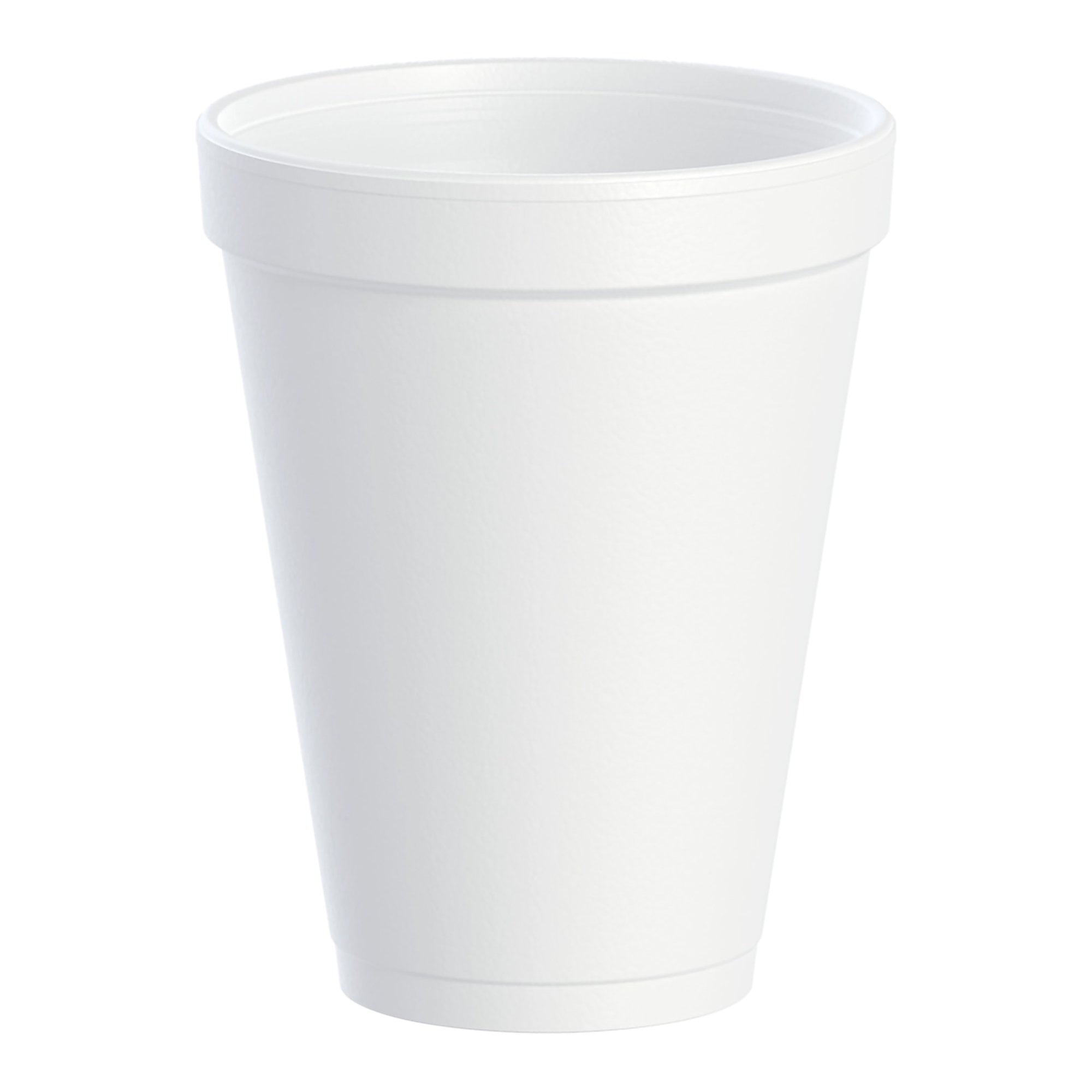 Dart Large Foam Hot Liquid Cups, 12 oz, Bulk Pack of 1000, Disposable ...