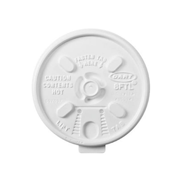 Dart Disposable High Dome Lids for Styrofoam Cups and Containers, Take ...