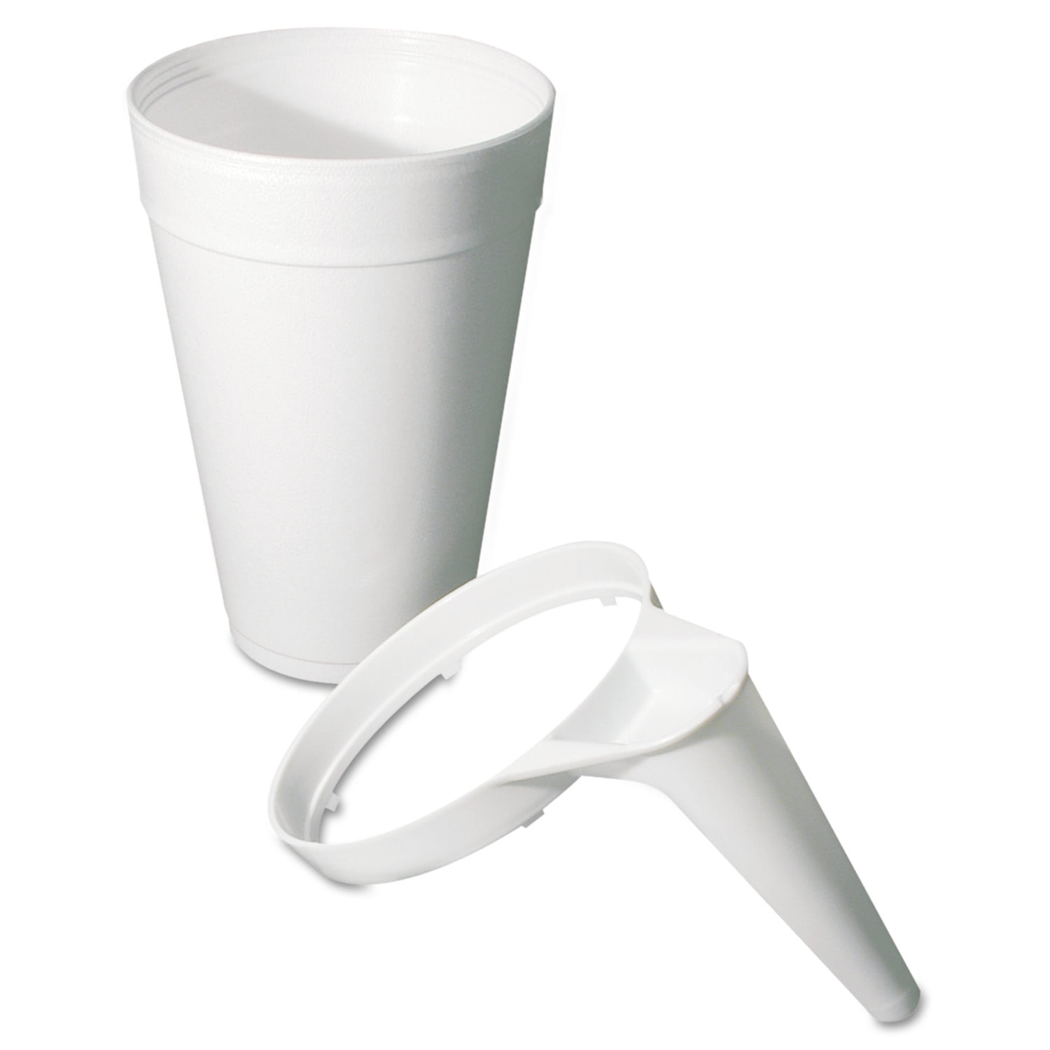 Dart Plastic Pitcher Handle, For 32/44oz Foam Cups, White, 25/Bag, 20 ...