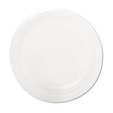 Dart Round Styrofoam Lunch Plates, 9 in, 500 ct (4 Packs of 125 ...