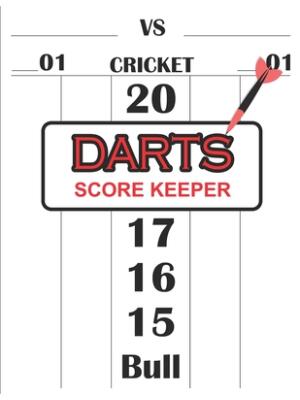 Dart Score Keeper : 100 Darts Score Sheets, Darts Game, Dart Score Pad ...