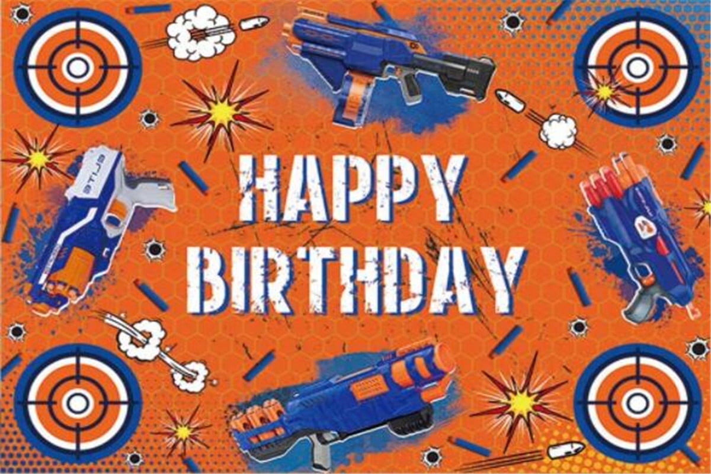Dart War Happy Birthday Background Target Shooting Photography Backdrop ...