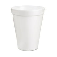 100 Count 12 Oz Styrofoam Cups, Bulk Disposable Liquid Cups for Hot and ...
