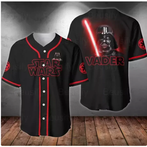 Darth Vader 3D Baseball Jersey Shirt The Mother Day Gift US Christmas ...