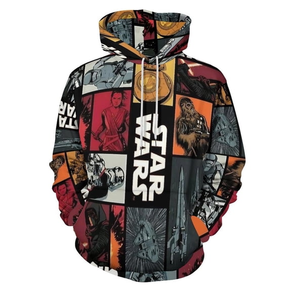 Darth Vader Adult Personality Relaxed Pullover Hooded Sweatshirt with ...