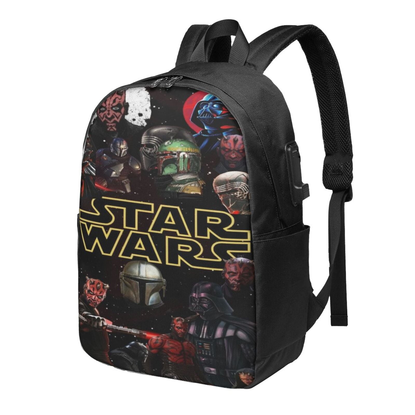 Darth Vader Backpack Cartoon College Casual Laptop Schoolbag 17 Inch ...