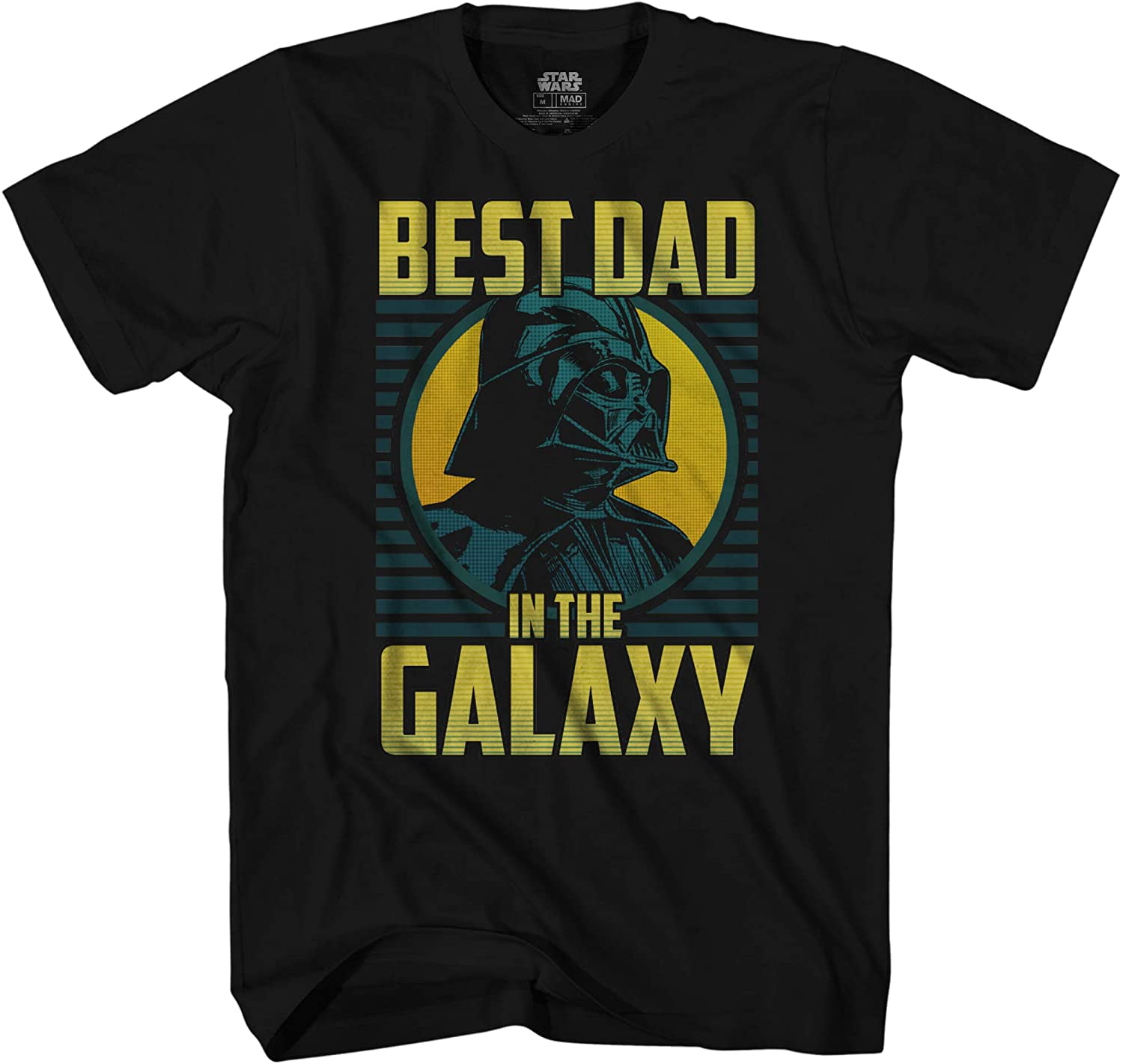 Darth Vader Best Dad in The Galaxy Fathers Day Adult Tee Graphic T ...