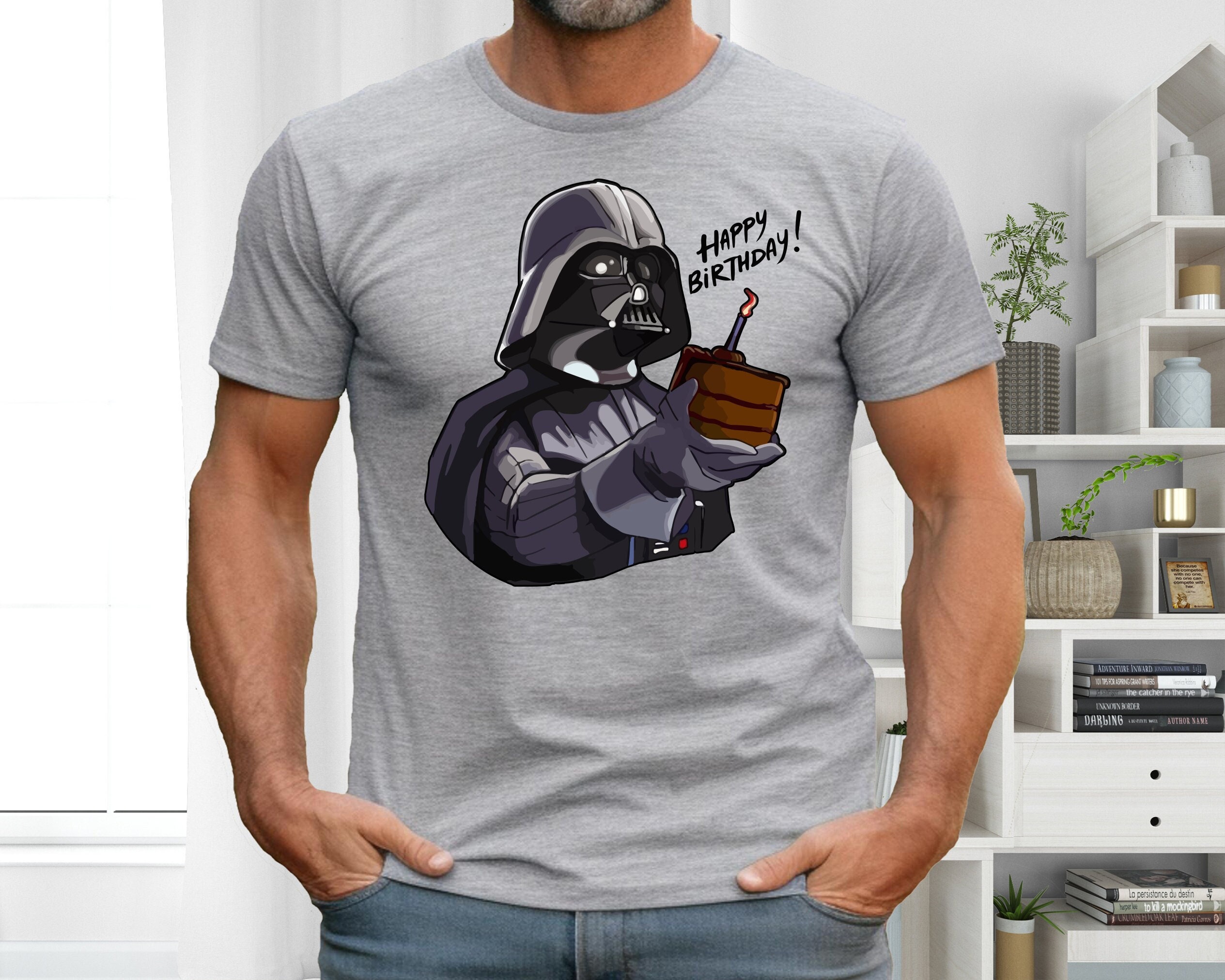 Darth Vader Birthday Shirt, Star Wars Happy Birthday Shirts, Disney Birthday Boy Shirt, Dark ...