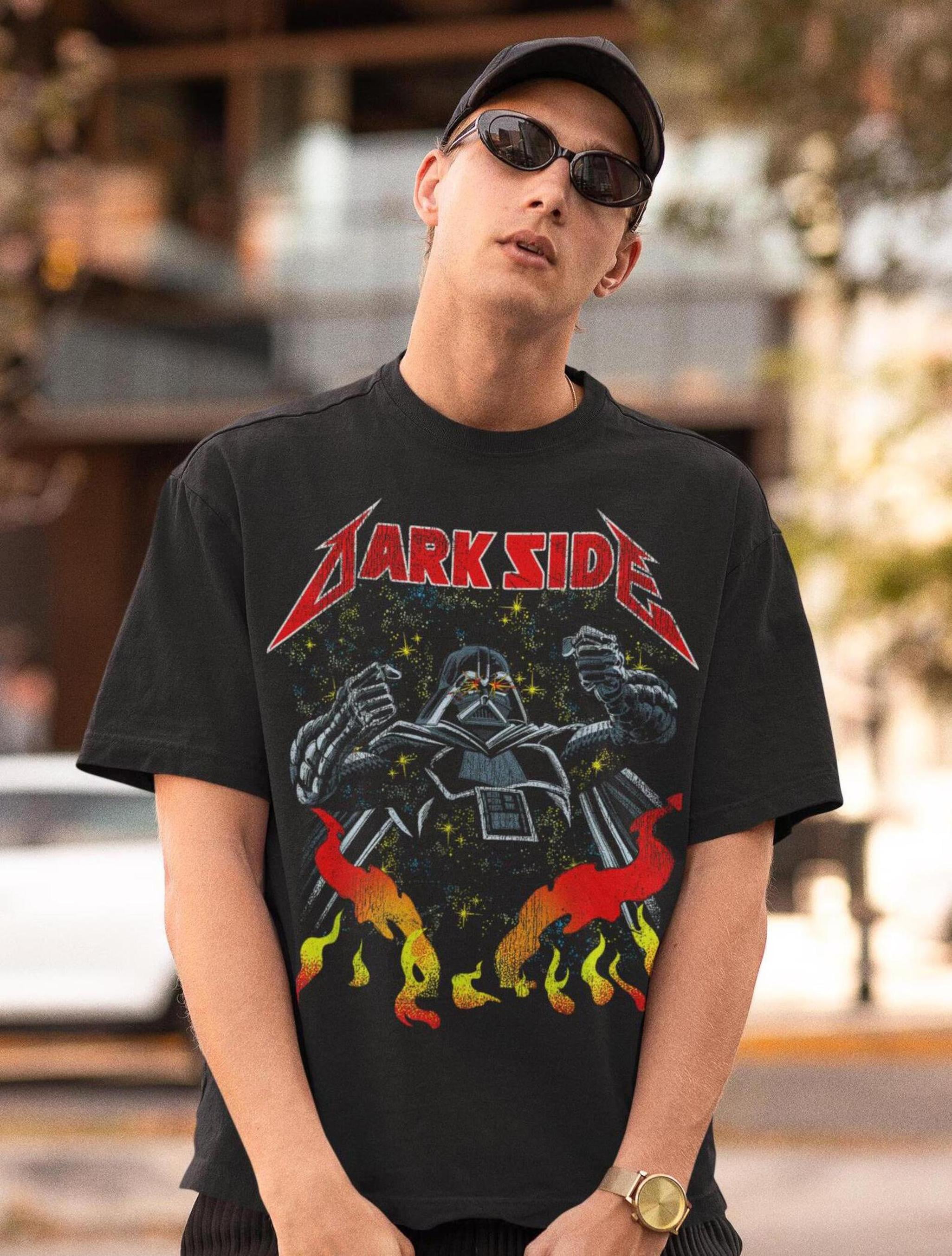 Darth Vader Darkside Heavy Metal Shirt -Darth Vader Tshirt - Walmart.com