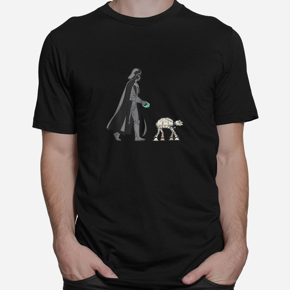 Darth Vader The Dog Walker Meme Shirt - Walmart.com