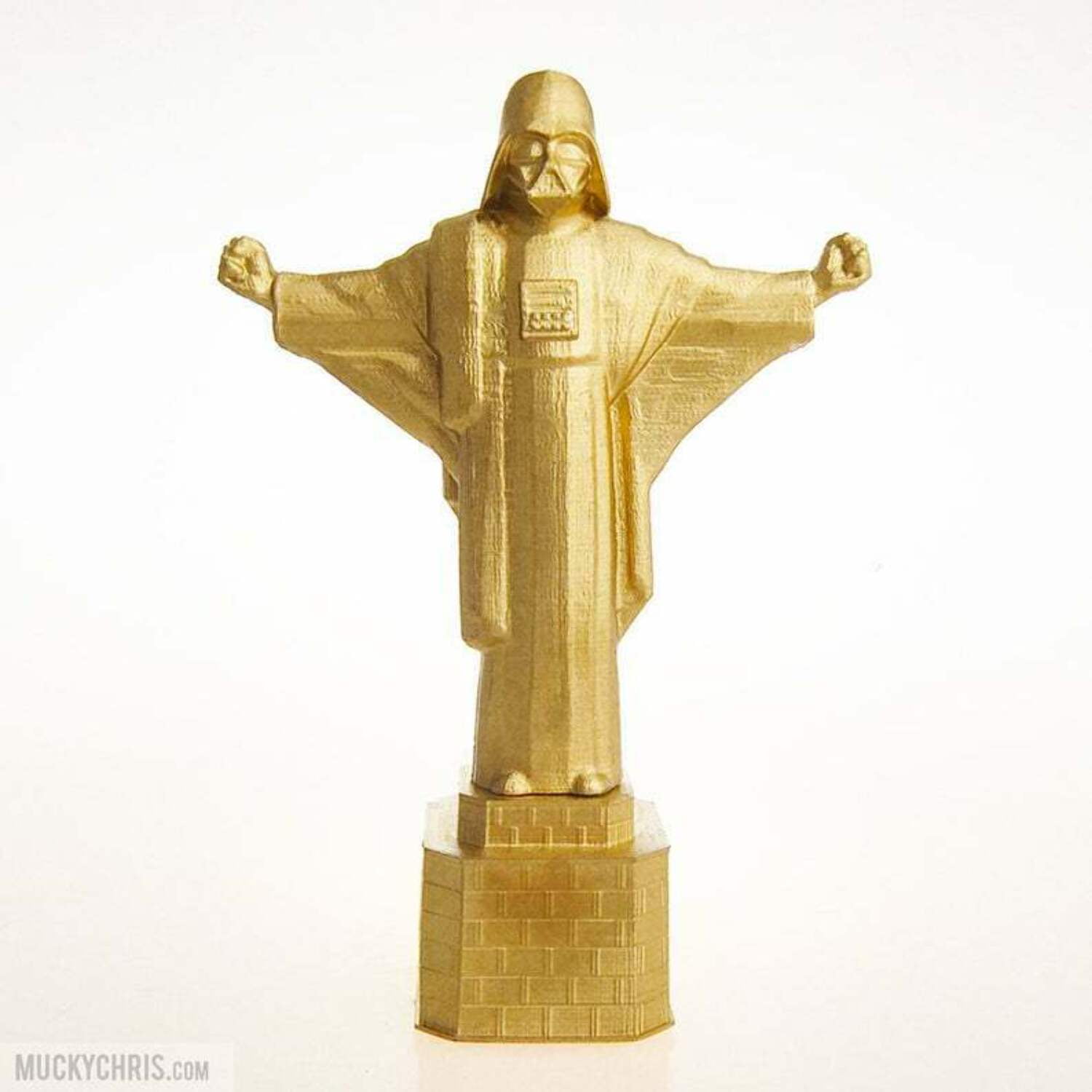 Darth Vader the Redeemer Statue | Brilliant Gold - Walmart.com